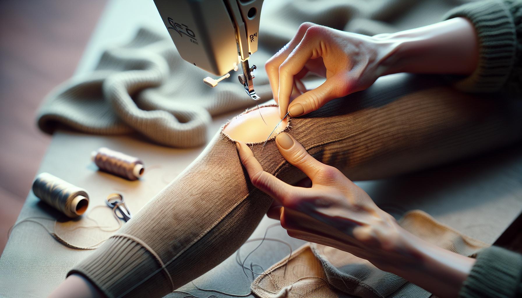How To Sew A Hole In Leggings: Step-by-Step Repair Guide ...